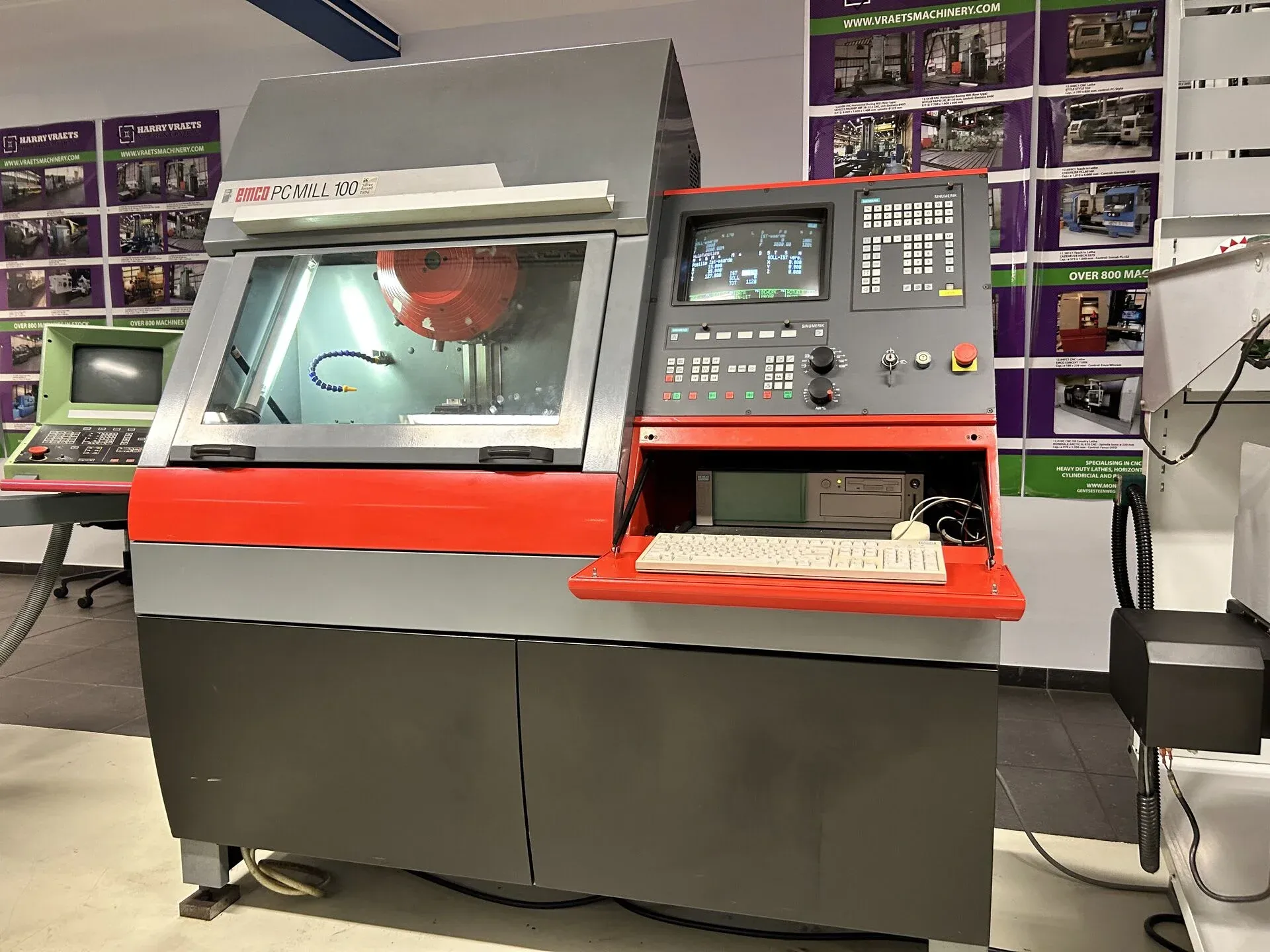 Emco pc mill 100 verticaal bewerkingscentrum Kavel nummer: 875535 - AlleVeilingen