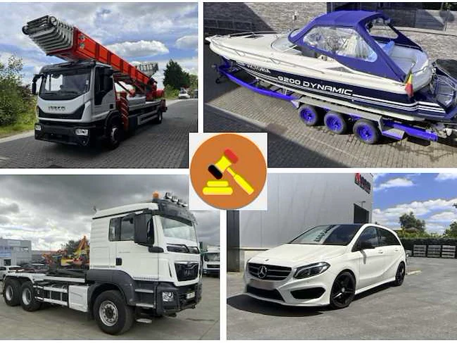 Weekveiling: voertuigen, trucks en opleggers, speedboot en ...